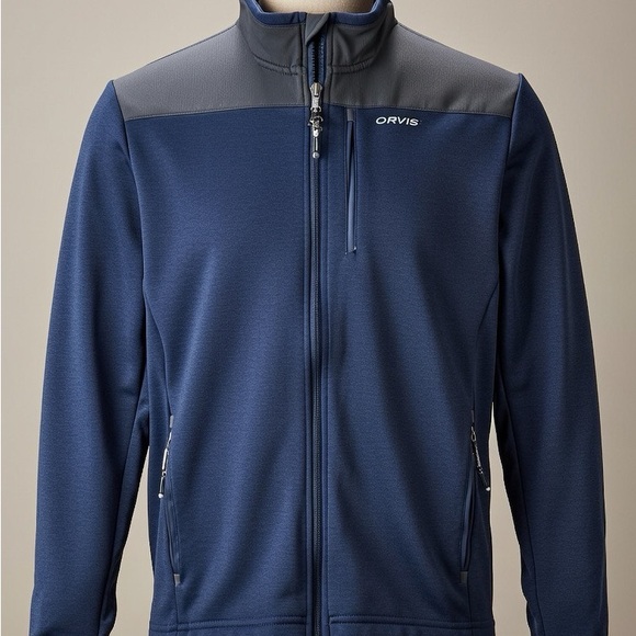 Orvis | Jackets & Coats | Orvis Mens Blue And Charcoal Performance ...